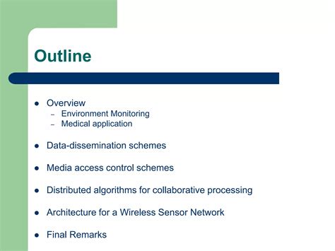 Wireless Sensor Networks Ppt Internet Of Things Internet