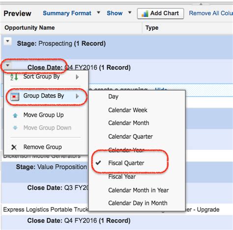 Summarize Your Salesforce Report Data Summary Reports