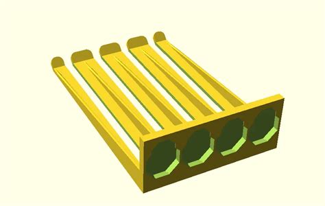 Parametric Patch Cable Holder Remixed By Pedro Leite Makerworld