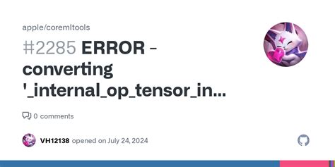 Error Converting Internaloptensorinplacecopy Op · Issue 2285