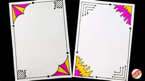 How To Make A Design In Bond Paper At Maddison Terry Blog