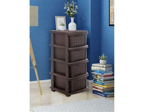 Комод пластиковый на 4 ящика Компакт Пластиковый комод R Plastic 750 грн Меблі для спальні