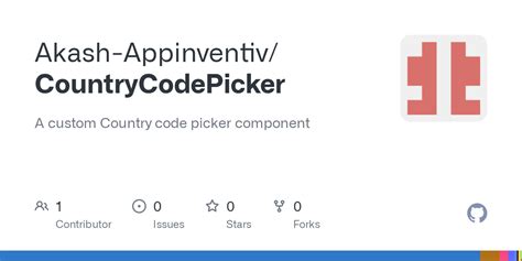 Github Akash Appinventivcountrycodepicker A Custom Country Code
