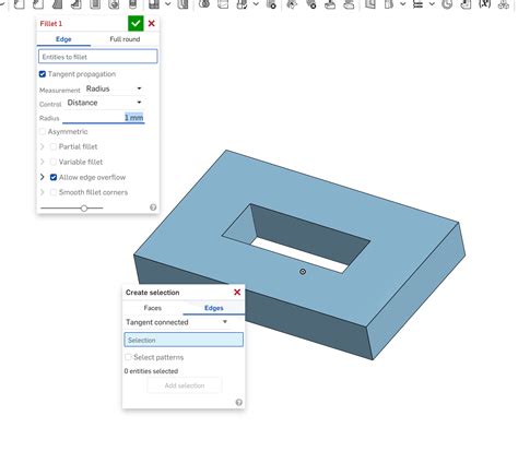 Selection Tool For Rounds — Onshape