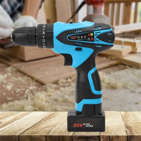 Cikonielf Perceuse électrique Portative Perceuse Électrique Rechargeable à Main Outil Électrique