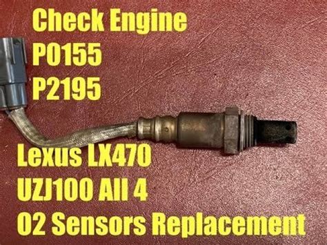 Lexus Lx470 Uzj100 Land Cruiser 100 Upstream And Downstream O2