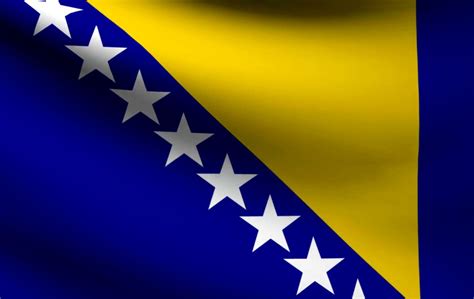 Bosnian Flag Wallpaper
