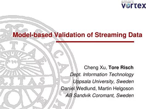 ppt model based validation of streaming data powerpoint presentation