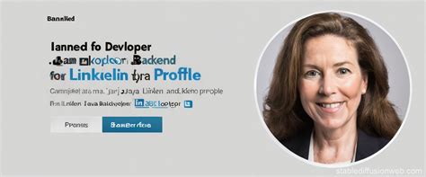 Linkedin Banner For Java Backend Developer Stable Diffusion Online