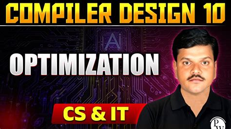 Compiler Design 10 Optimization Gate 2025 Series Cs And It Youtube