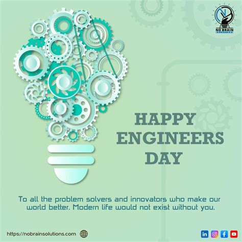No Brain Solutions On Linkedin Engineersday Engineers Innovators Technology Tech