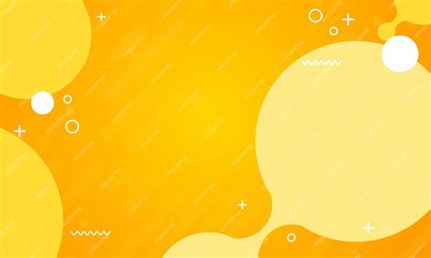 Premium Vector Abstract Liquid Shape Orange Gradient Template Banner With Gradient Color Dot