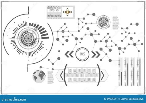 Futuristic User Interface Hud Ui Abstract Virtual Graphic Touch User Interface Hud Background