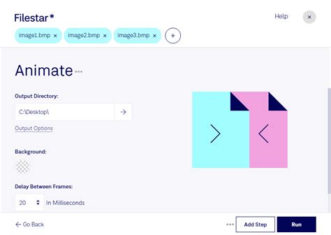 animate bmp convert and process bitmap images on your computer filestar