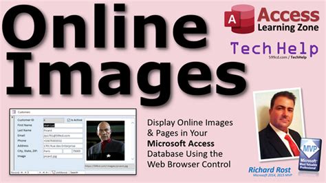 how to display online images in microsoft access forms computer