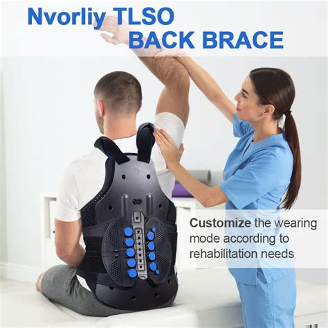 Nvorliy Tlso Back Brace Inflatable Decompression Support For