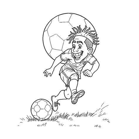 Best Ronaldinho Coloring Pages Free Printable Pdf