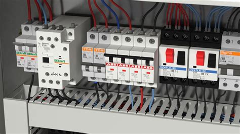 Electrical Panel 3d Model 49 3ds Blend C4d Fbx Max Ma Lxo