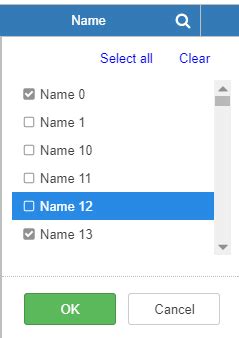 ColumnFilter Filter Your DataGridView Rows With Our New Extension Wisej NET