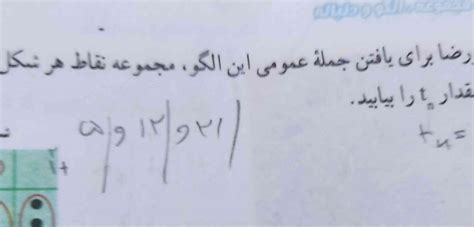 بچه ها یه سوال الان دنباله درجه ۲ که یکی از الگو های خطی هست رو چجوری