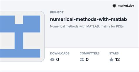 Numerical Methods With Matlab Ecosystem Directory Marketdev