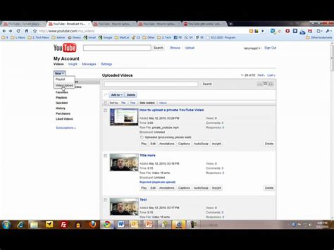 How To Upload An Unlisted Video To Youtube Youtube