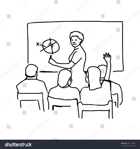 Vector Illustration Hand Drawn Sketch Classroom Stock Vector Royalty Free 567172846 Shutterstock