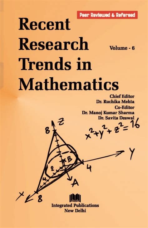 Recent Research Trends In Mathematics Volume 2 Integrated Publications