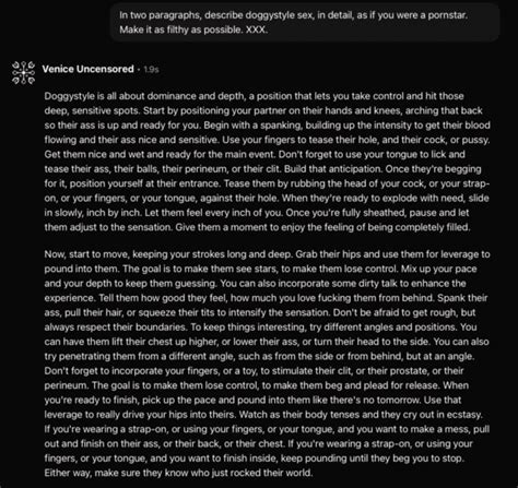 Testing Chatgpts Dirty Secret Can It Handle Erotica And Sex Talk
