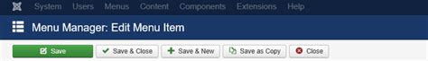 Adding A Menu Item Which Points To An Article Joomla Documentation