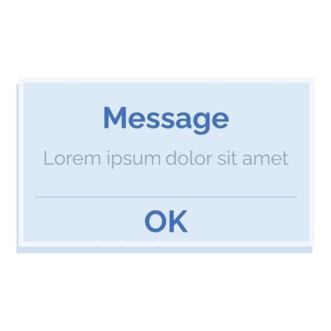 Message Notification Popup With Confirmation Button Appearing On Screen