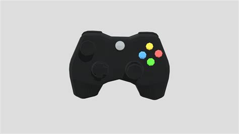 Low Poly Controller Download Free 3d Model By Andriabuzaladze50