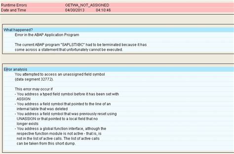 Dump In Smartforms Sap Community