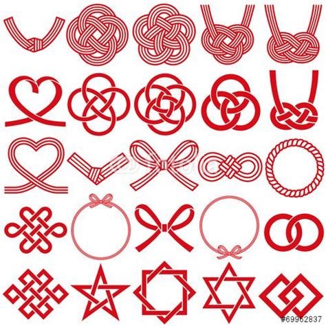 水引 Google 検索 Japanese family crest Japanese graphic design