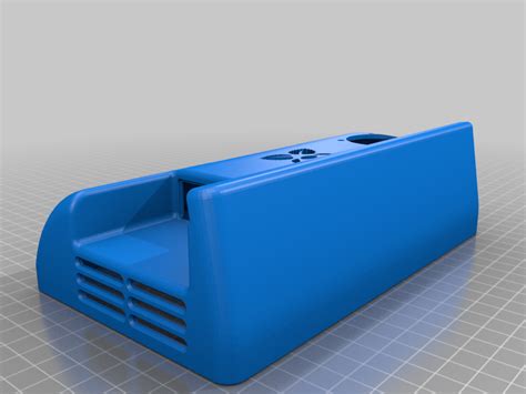 Case For Raspberry Pi 7 Touch Screen Von Towndrunk Kostenloses Stl Modell Herunterladen