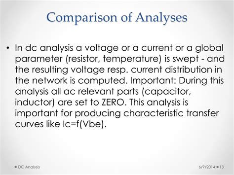 PPT DC Analysis PowerPoint Presentation Free Download ID 392195