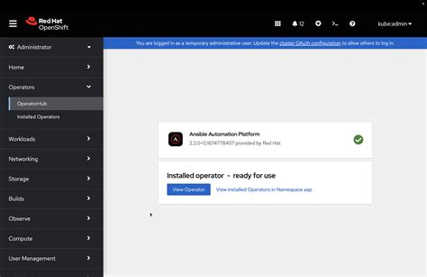 Install Ansible Automation Platform In Red Hat Ansible Openshift Platform Operator Via Operator