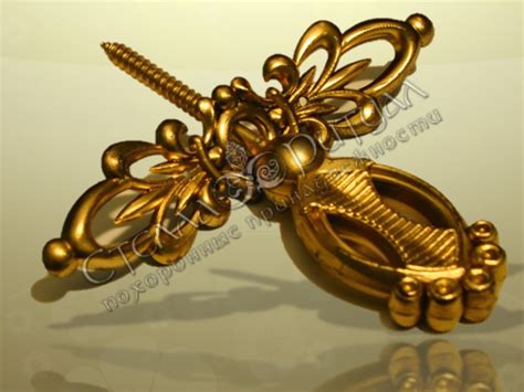 Закрутка с ажурной подложкой золотая оптом - цена 14.00 руб/ Ручки ...