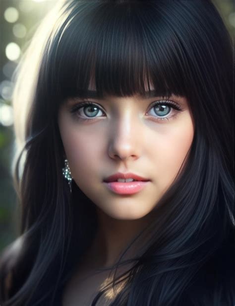 Premium Ai Image A Captivating Model Illuminates The World With Her Cute Smile