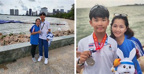 បន្ទាប់ពីបានមកឃើញផ្ទាល់ភ្នែក ម្តាយកីឡាករទូកក្តោងជម្រើសជាតិថៃលាន់មាត់សរសើរកម្ពុជាមិនដាច់ពីមាត់