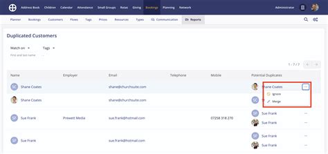 Merging Duplicate Customers Churchsuite Support Articles