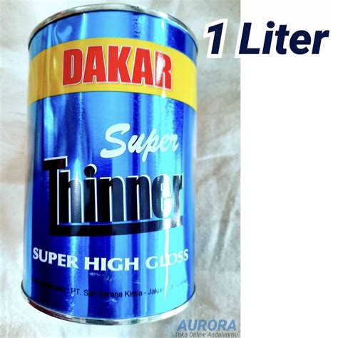 Jual Thinner Dakar Super High Gloss 1l Tiner Kaleng Biru 1 Liter A Biasa Spesial Special