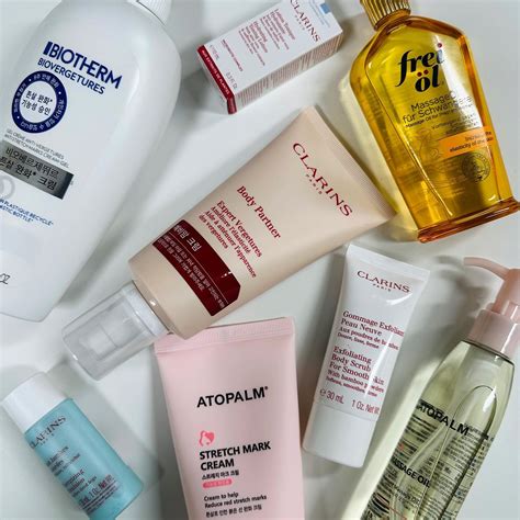 여행을 좋아하는 신혼쀼💗 🧴 튼살크림 더 부지런히 발라야겠다 내 튼살 지켜주는 든든한 친구들😍 18w3d 임신기록 예비딸맘 예비토끼띠맘 🐰💛