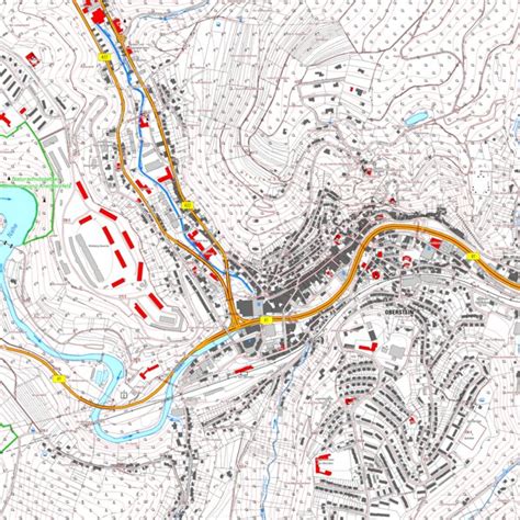Idar Oberstein 1 1 5 000 Map By Landesamt Fur Vermessung Und