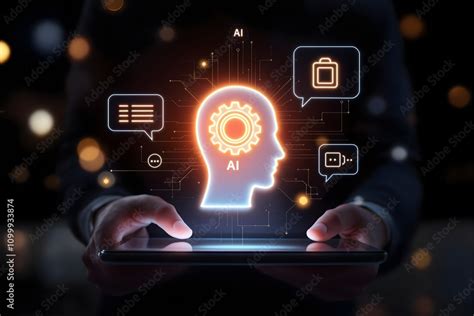 Chatgpt And Artificial Intelligence Concept Man Interacting With Ai