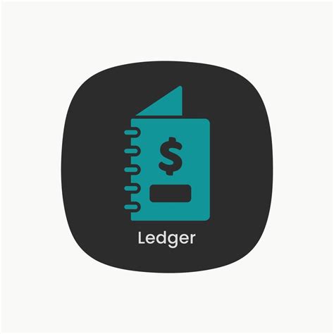 Ledger Icon Graphic Design Vector Illustration 16777069 Vector Art At Vecteezy