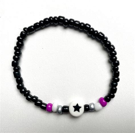 Asexual Pride Bracelet Etsy Braided Bracelet Diy Indie Jewelry