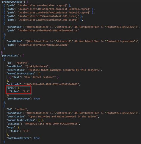 Specifying Files For Restore Post Action Does Not Work Issue