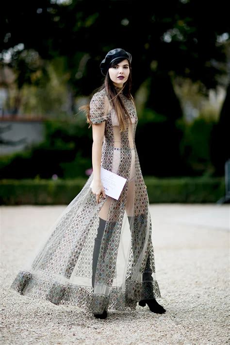 How To Wear Sheer Dresses Irl Thefashionspot