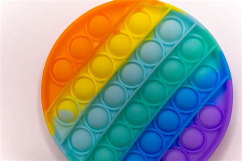 개발 미세 모터 기술을위한 무지개 진정 장난감 트렌드 안티 스트레스 장난감 0명에 대한 스톡 사진 및 기타 이미지 0명